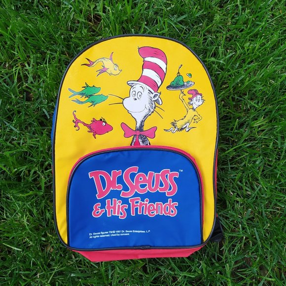 Accessories | Dr Seuss His Friends Vtg Kids Toddler Mini Backpack Bag ...